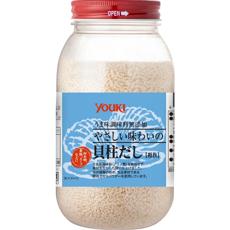 やさしい味わいの貝柱だし 400g | 商品情報 | ユウキ食品（YOUKI）