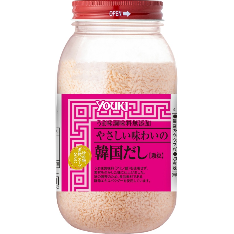 やさしい味わいの韓国だし 400g | 商品情報 | ユウキ食品（YOUKI）